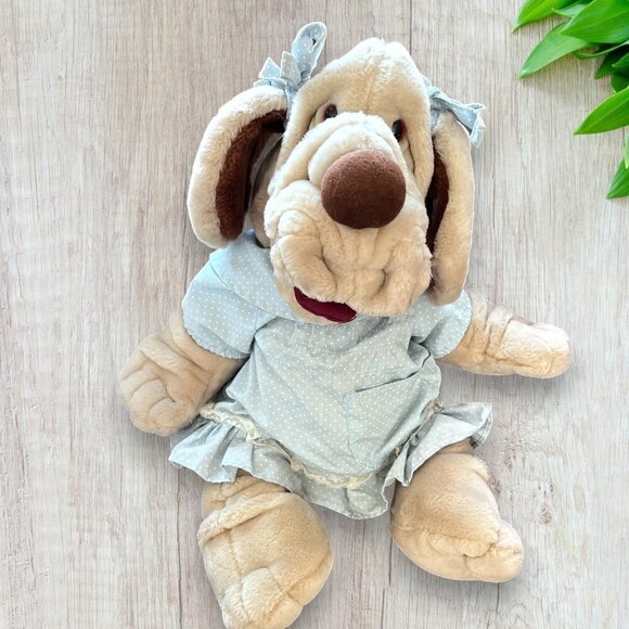 Ganzbros | Toys | Ganz Broz Vintage 8s Tan Wrinkles The Dog Puppet ...